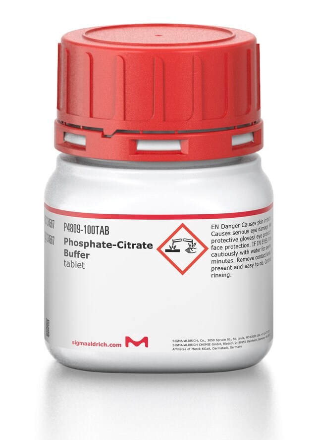 BUFFER CITRATO FOSFATO 100 TABLETAS | Purifluidos